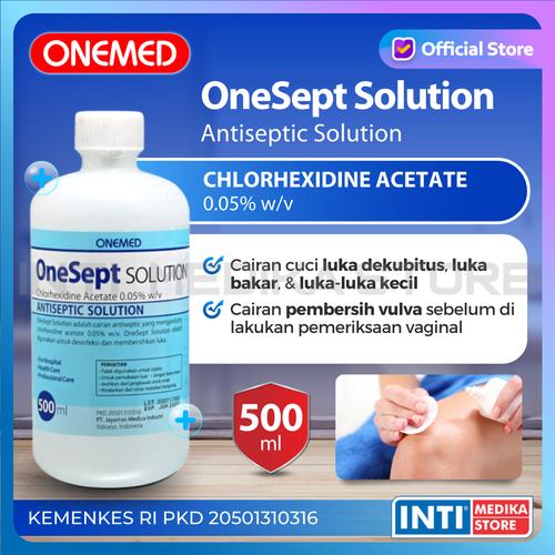 Jual ONEMED - Wound Cleanser Solution ONESEPT | Cairan Pembersih Luka P3K - 100 ml - Kota ...