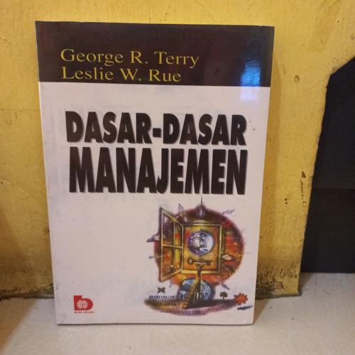 Jual Dasar dasar manajemen karangan George r terry. - Kota Bandung ...