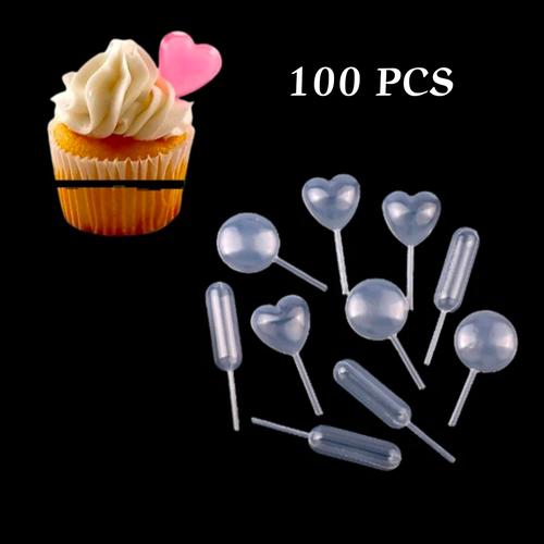 Jual [IG]PLASTIC PIPETTES PIPET INFUSER FOOD CAKE CUPCAKE DESSERT SAUCE ...
