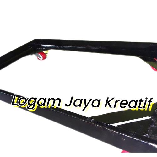 Jual Roda Mesin Cuci 2 tabung besi siku produk baru - Hitam, Uk.1 roda ...
