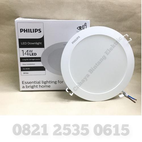 Jual PHILIPS DOWNLIGHT LED ERIDANI DL190B 14W D150 6INCH DOWNLIGHT ...