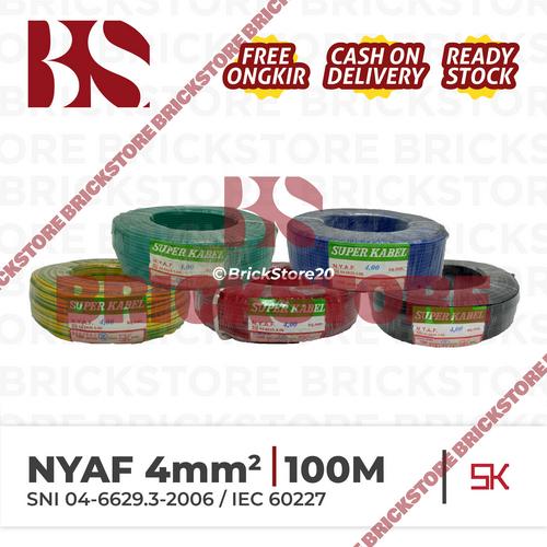 Jual Nyaf 4mm / kabel isi 1 x 4 mm / serabut / nyaf super kabel - Hijau - Jakarta Utara ...