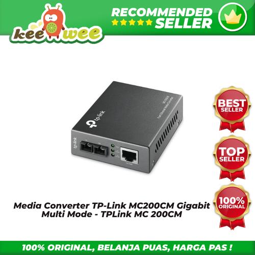 Jual Media Converter TP-Link MC200CM Gigabit Multi Mode - TPLink MC ...