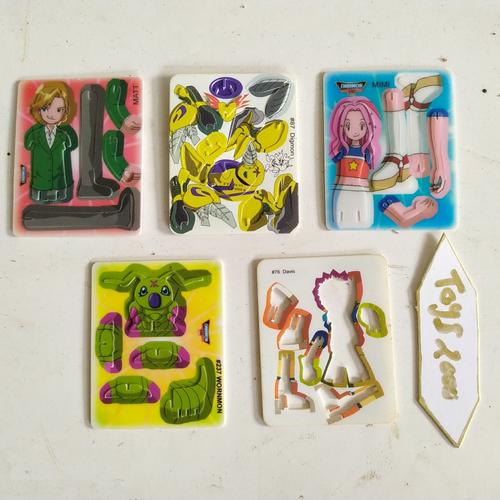 Jual Puzzle 3D Digimon Totoro Candy Mainan Jadul Lotte Kinoman Tazos ...