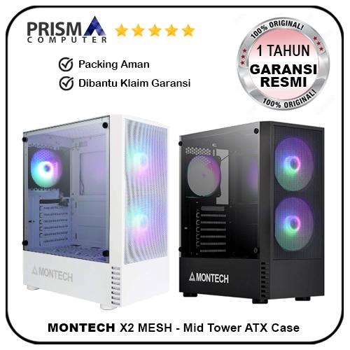 Jual Casing MONTECH X2 MESH - Mid Tower ATX Case - Putih - Jakarta ...