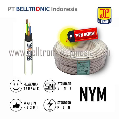 Jual Kabel listrik JEMBO,NYM 2x1,5, 1Roll@100 meter - Jakarta Pusat - PT BELLTRONIC INDONESIA ...