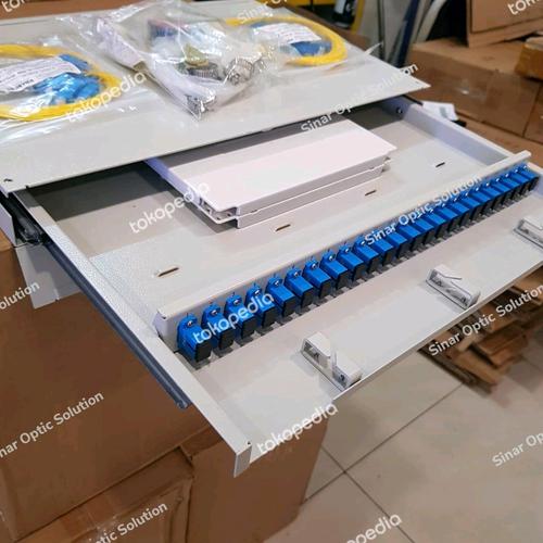 Jual otb rack 24 core PAZ 1U lengkap adaptor pigtail - Jakarta Pusat ...