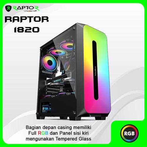 Promo Casing Gaming 3 Power Up RAPTOR 1820 BLACK - Jakarta Pusat - 3 ...