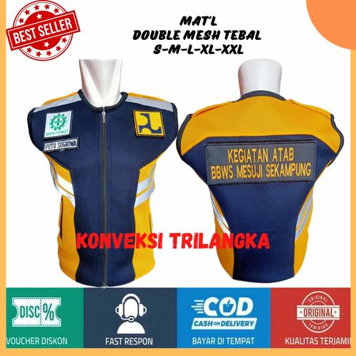 Jual Rompi PUPR, rompi PU, rompi safety, rompi lapangan - S - Kab ...