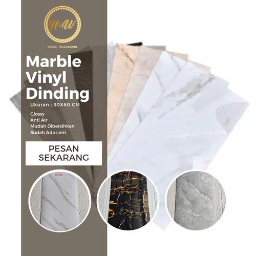 Jual MARMER STIKER DINDING UK 60 X 30 CM TEBAL 2MM DINDING VINYL - DL ...