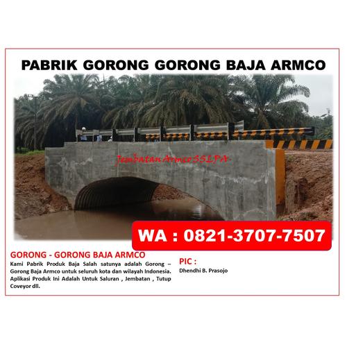 Jual Steel Culvert Aramco Pipa Baja Bergelombang Armco Gorong Gorong ...