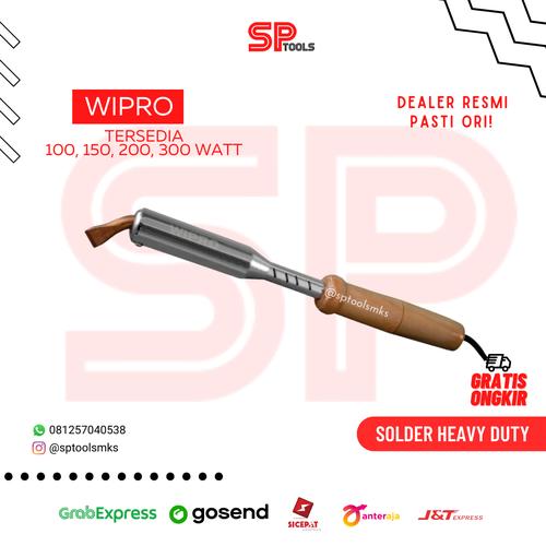 Jual SOLDER LISTRIK HEAVY DUTY GAGANG KAYU 300 WATT WIPRO SLK300 - Kota ...