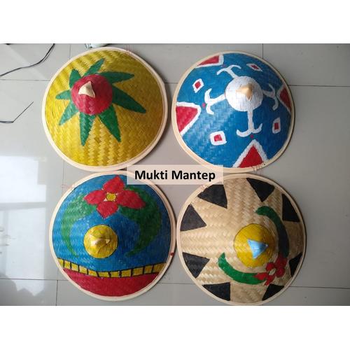 Jual Topi Caping Petani Hias / Topi Caping Lukis Warna Unik Untuk ...