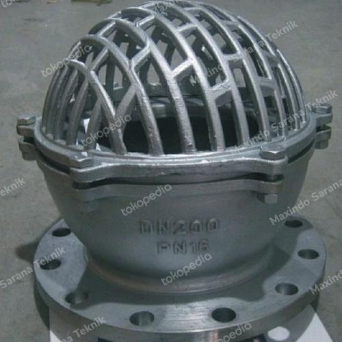 Jual Foot Valve 6" Inch Flange JIS 10K Stainless SS304 DN150 High ...