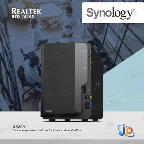 Promo synology DS223 2-BAY NAS Server External Storage Realtek RTD1619B ...