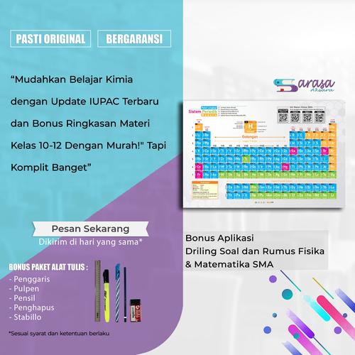Jual TABEL PERIODIK MODERN UKURAN ( 15 x 23 CM ) - Kota Depok - sarasa ...