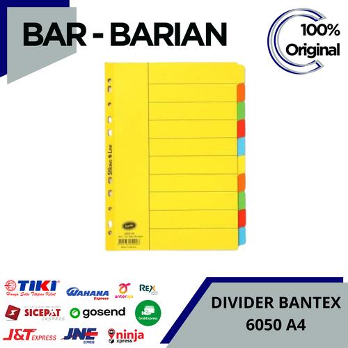 Jual DIVIDER BANTEX 6050 A4 10 PCS / PEMBATAS DOKUMEN / PEMBATAS FILE ...