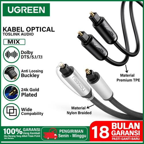 Jual UGREEN Kabel Optik Audio Toslink Cable Optical 1M 2M 3M Digital ...