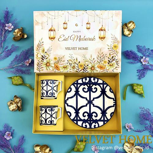 Jual Set Hampers piring hiasan mug gelas kado imlek tahun baru lebaran ...