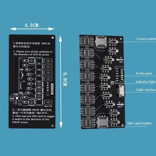 Jual Vs733 10-Slot Sim Card Adapter Multi-Sim Reader Miniwith ...