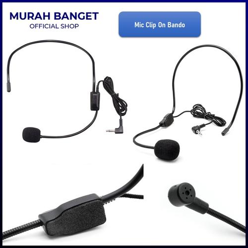 Jual Mic Clip On Bando Microphone Youtuber Bando Style Suara Bagus ...