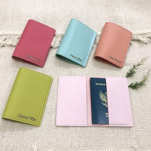 Jual Cover passport custom nama - 1. Soft Pink - Kota Tangerang - Kyoki ...
