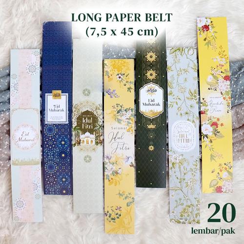 Jual Paper Belt Lebaran Sabuk Kertas Parcel Idul Fitri Label Panjang ...