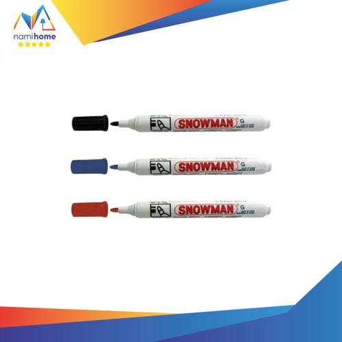 Jual SNOWMAN SPIDOL PERMANENT MARKER G - 12 - Hitam - Jakarta Utara ...