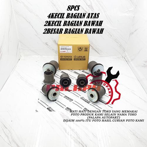 Jual BOSH SAYAP ATAS BAWAH BUSING ARM ATAS BAWAH TOYOTA HILUX VIGO 8PCS ...
