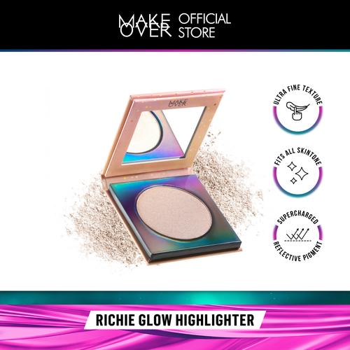 Promo MAKE OVER Riche Glow Face Highlighter 13 g - Highlighter ...