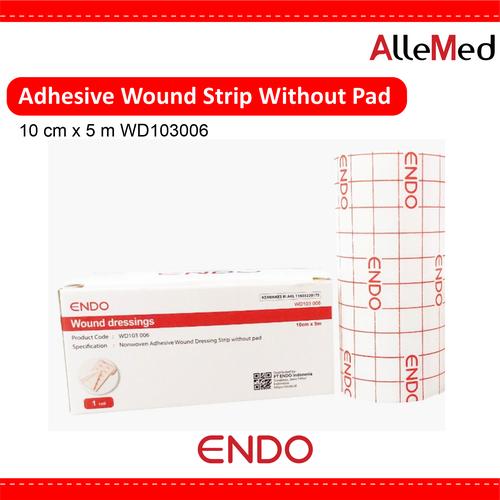 Jual ENDO Wound Dressing Adhesive Wound Strip Without Pad 10cmx5m ...
