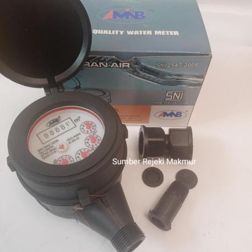 Jual Meteran Air PVC SNI 1/2" | Meteran PAM PDAM 1/2 Inchi Flow Meter ...
