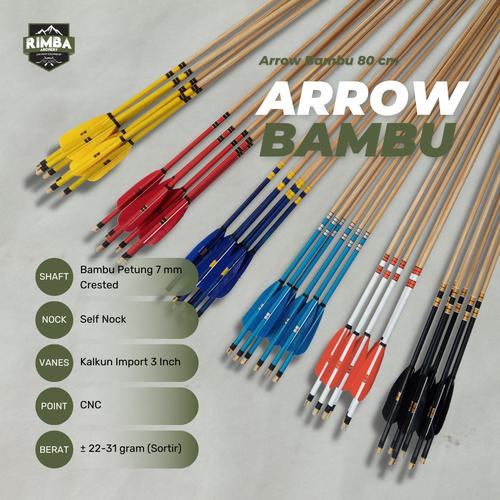 Jual Arrow Bambu Vanes Kalkun - Hitam - Kab. Bandung - RIMBA Archery ...