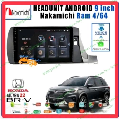 Jual Head Unit Android Nakamichi 9 Inch T5 OEM All New BRV 2022 Hp + Socket - Kota Bekasi ...