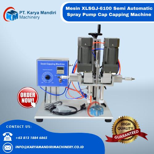 Jual Mesin XLSGJ-6100 Semi Automatic Spray Pump Cap Capping Machine - Kota Tangerang - Karya ...