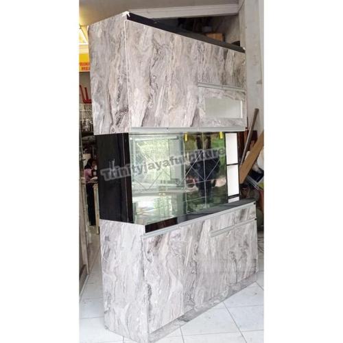 Jual Kitchen Set - Lemari Dapur HPL 4 Pintu / Lemari Piring Minimalis ...