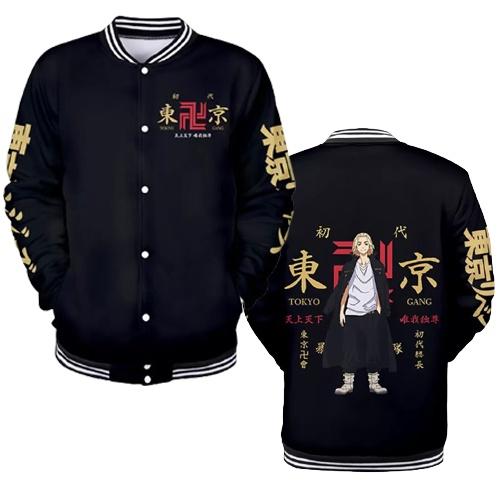 Jual Jaket Varsity Bomber Anime Touman Tokyo revengers Manji toman gang ...