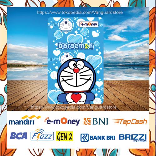 Jual KARTU EMONEY GAMBAR KARTUN DORAEMON LOVE MANDIRI BRI BNI BCA - 1 ...
