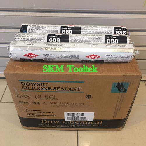 Jual Dowsil 688 Silicone Sealant 600ML (White ) - Jakarta Barat - SKM Tooltek | Tokopedia