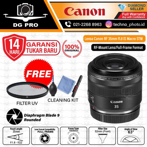 Jual Lensa Canon RF 35mm f1.8 IS Macro STM Lens Fix Original Bergaransi ...