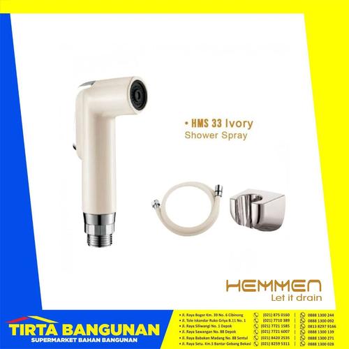 Jual HEMMEN HMS33 SHOWER SPRAY/ JET SHOWER TOILET/ SHOWER BIDET - Putih ...