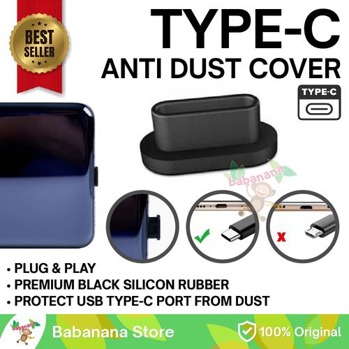 Jual Usb type C dust cover penutup anti debut rubber silicone laptop ...