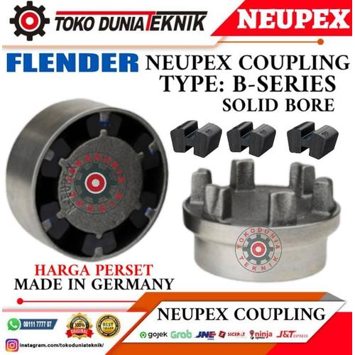 Jual B 180 MAX BORE 75MM NEUPEX COUPLING FLENDER ORIGINAL GERMANY ...