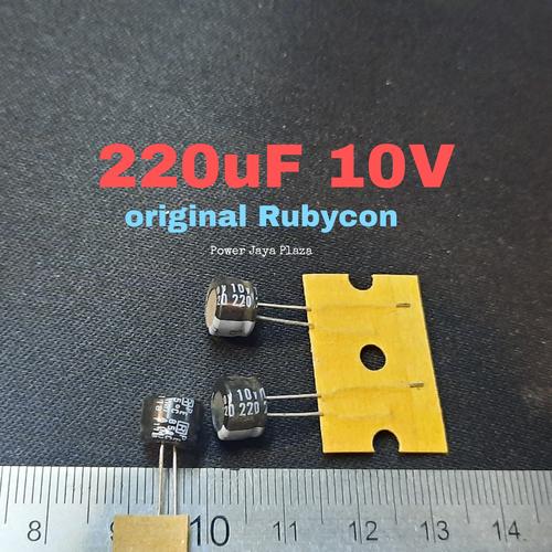 Jual Elco 220uF 10V original Rubycon - Kota Bandung - Power Jaya Plaza | Tokopedia