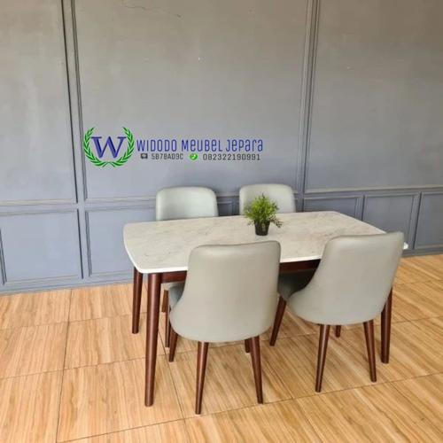 Jual Meja makan minimalis marmer kursi minimalis - Kab. Jepara - Widodo ...