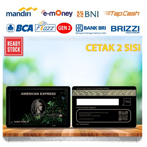 Jual KARTU EMONEY MANDIRI BCA BNI BRI GEN 2 DESIGN AMEX DAUN LEAVES- 2 ...