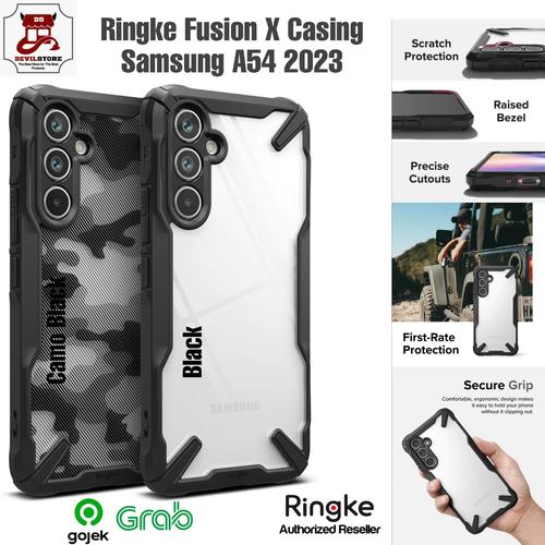 Jual Ringke Fusion X Case Samsung A54 2023 Casing Samsung A54 5G 2023 - Camo Black - Jakarta ...