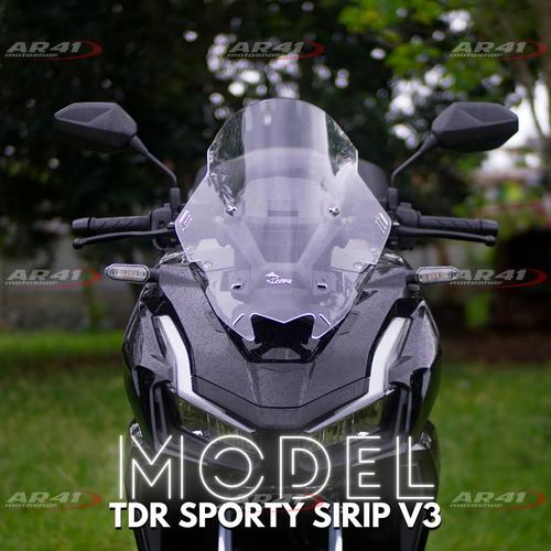 Jual Windshield visor adv 150 160 Model TDR SPORTY Winshield ADV SPORTY V3 - BLUE ICE, SPORTY ...