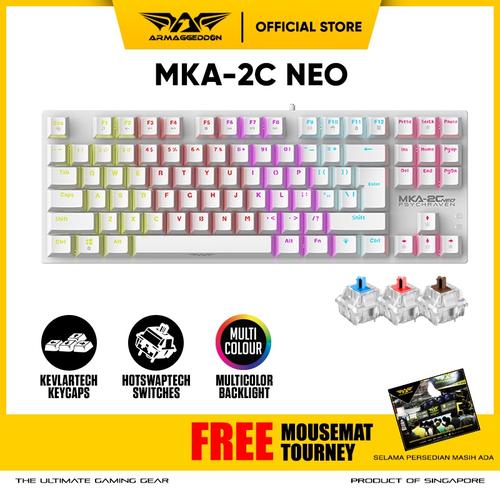 Jual Armaggeddon Mechanical Gaming Keyboard MKA 2C - Black, Tactile ...
