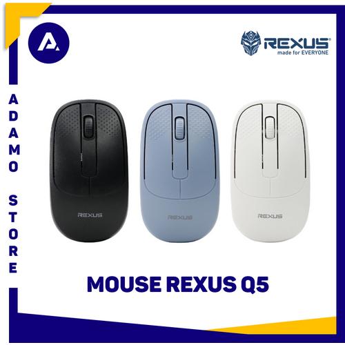 Jual Mouse Wireless Rexus Q5 Silent Click Office Mouse - Hitam - Kota ...